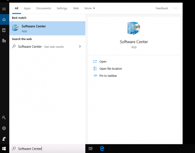 Using Software Center to install/update packages – Computer Action Team