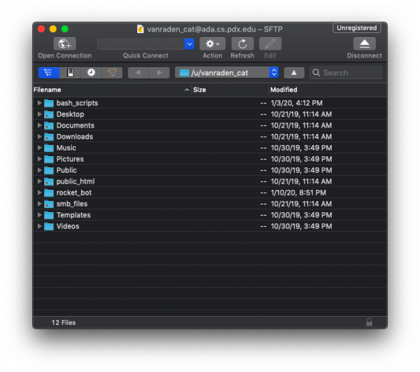 Using SFTP for Remote File Transfer from MacOS – Computer Action Team