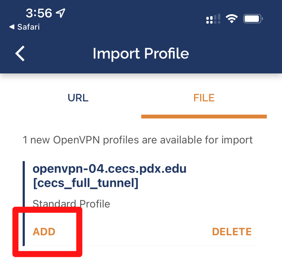 OpenVPN for iOS – Computer Action Team